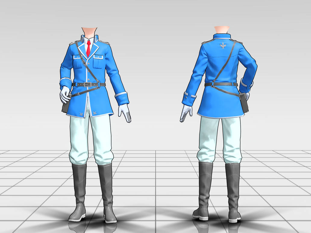 MMD Model: SAO Fatal Bullet Trench Coat M [DL] by Ov9031 on DeviantArt