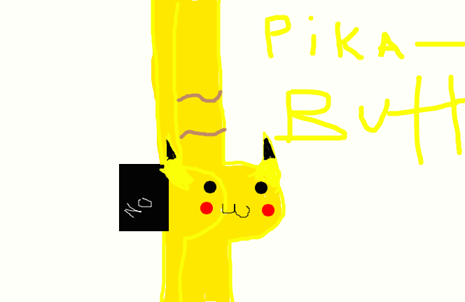 PIKA-BUTT by waitthisinttumbler on DeviantArt