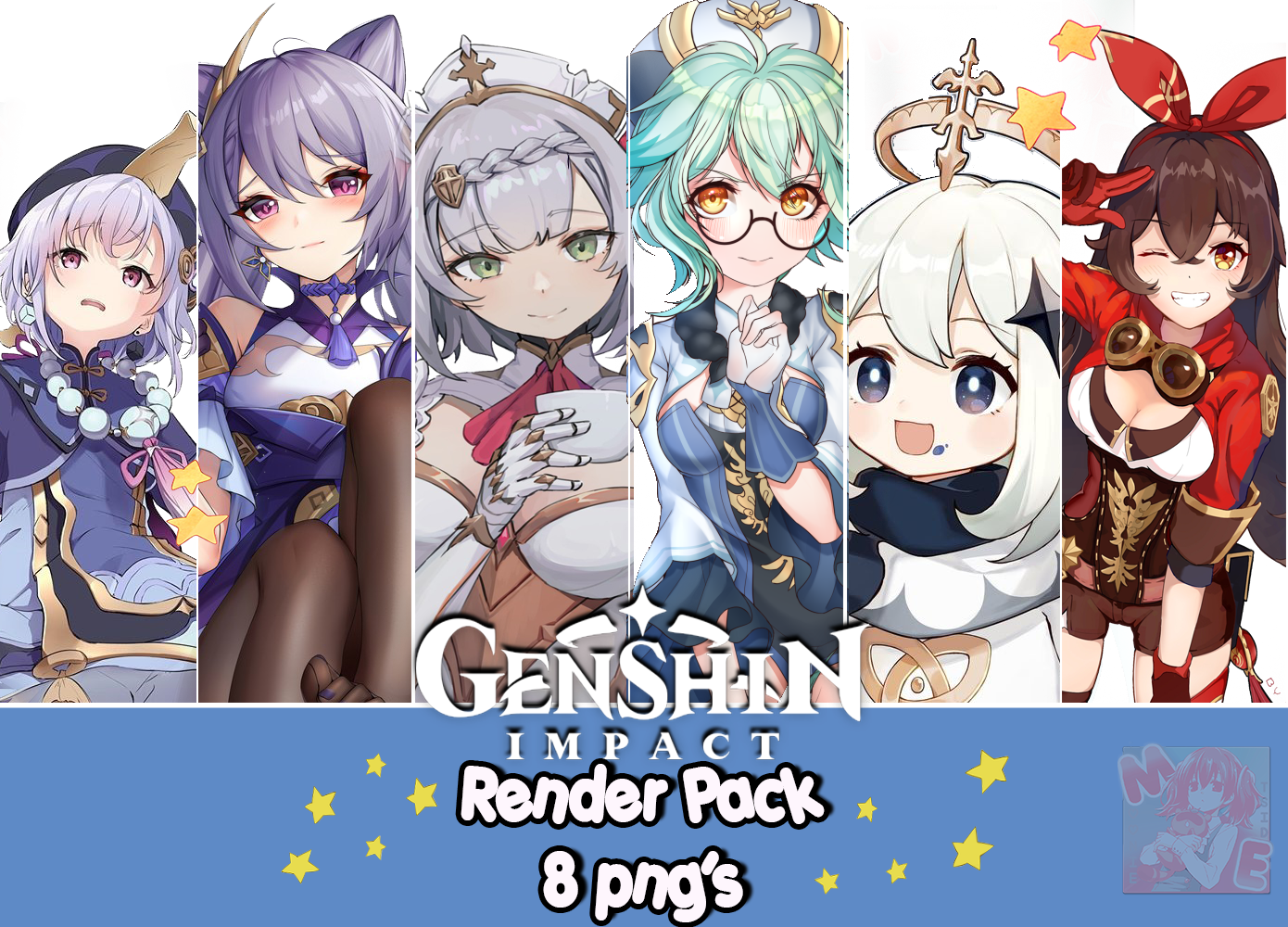 Genshin Impact Render Pack - Moonie Edits by Mooniko on DeviantArt