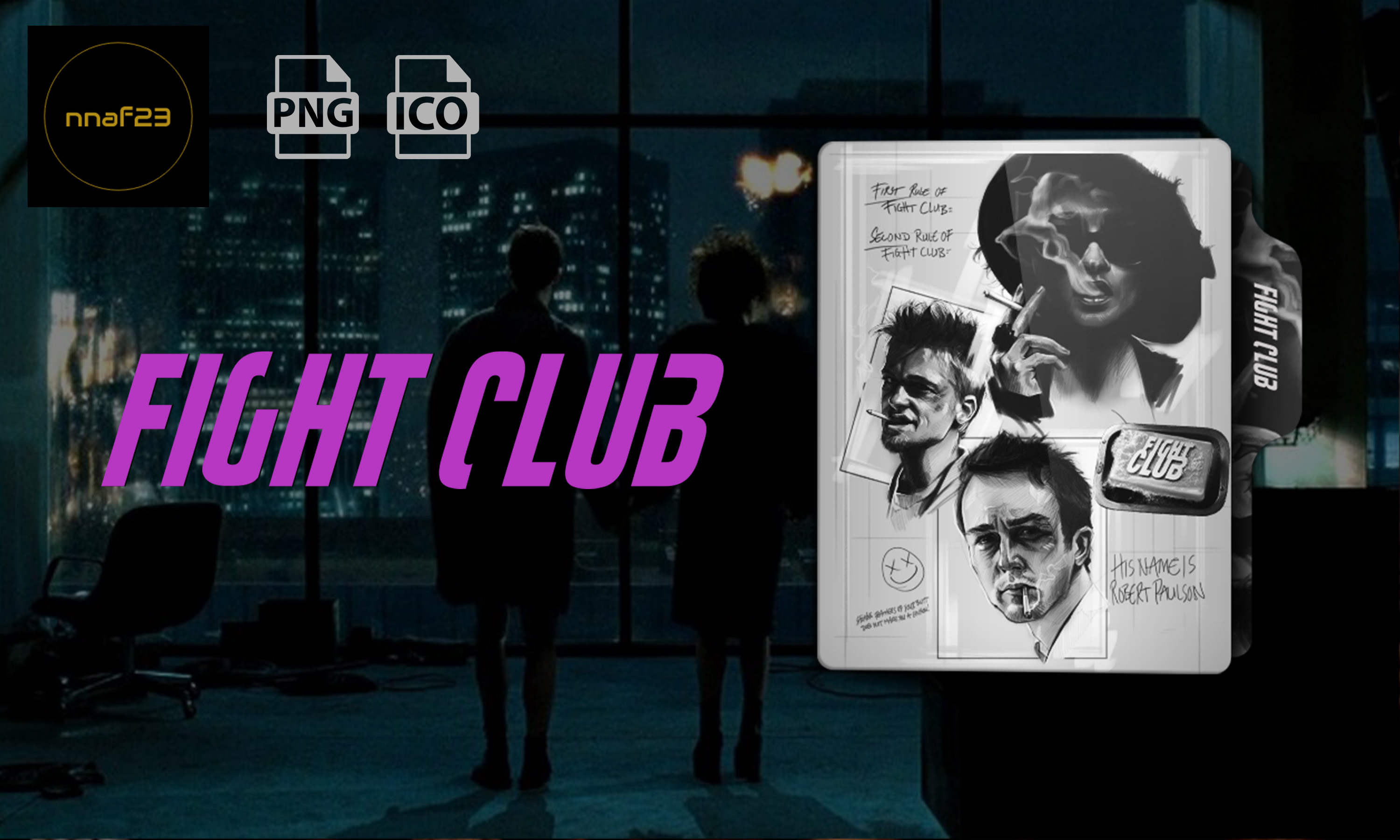 Fight Club (1999) Folder Icon by nnaf23 on DeviantArt