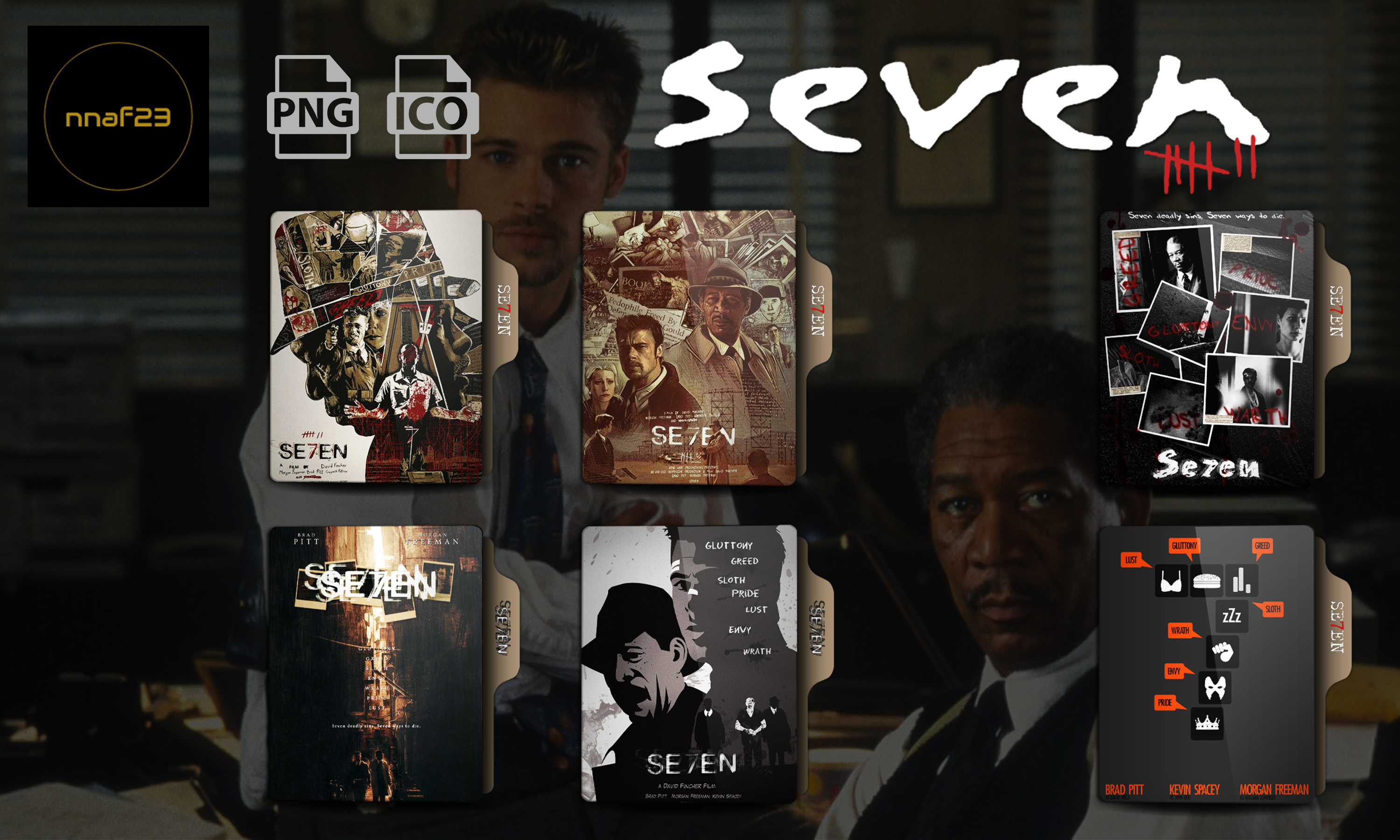 Se7en (1995) Folder Icons by nnaf23 on DeviantArt