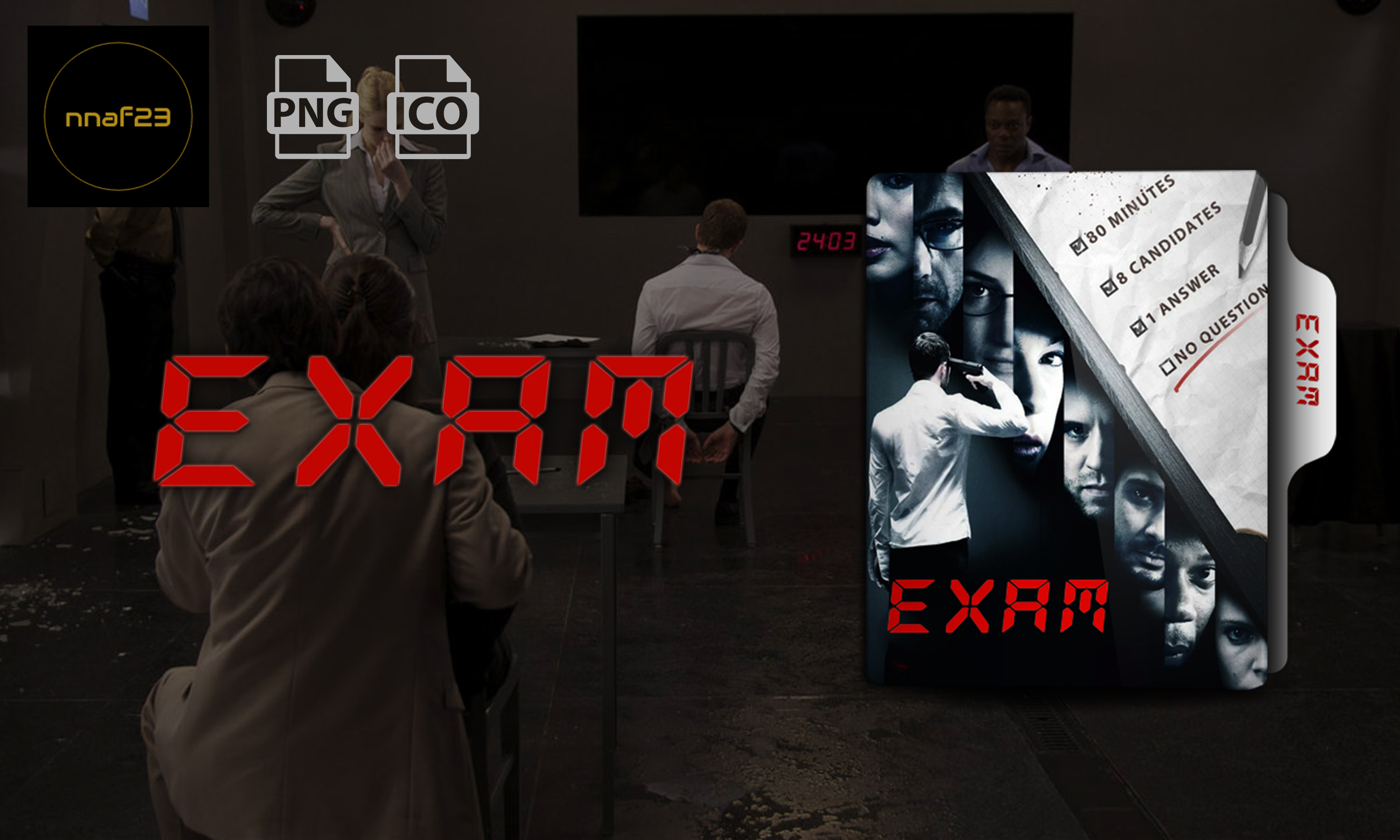 Exam (2009) Folder Icon by nnaf23 on DeviantArt