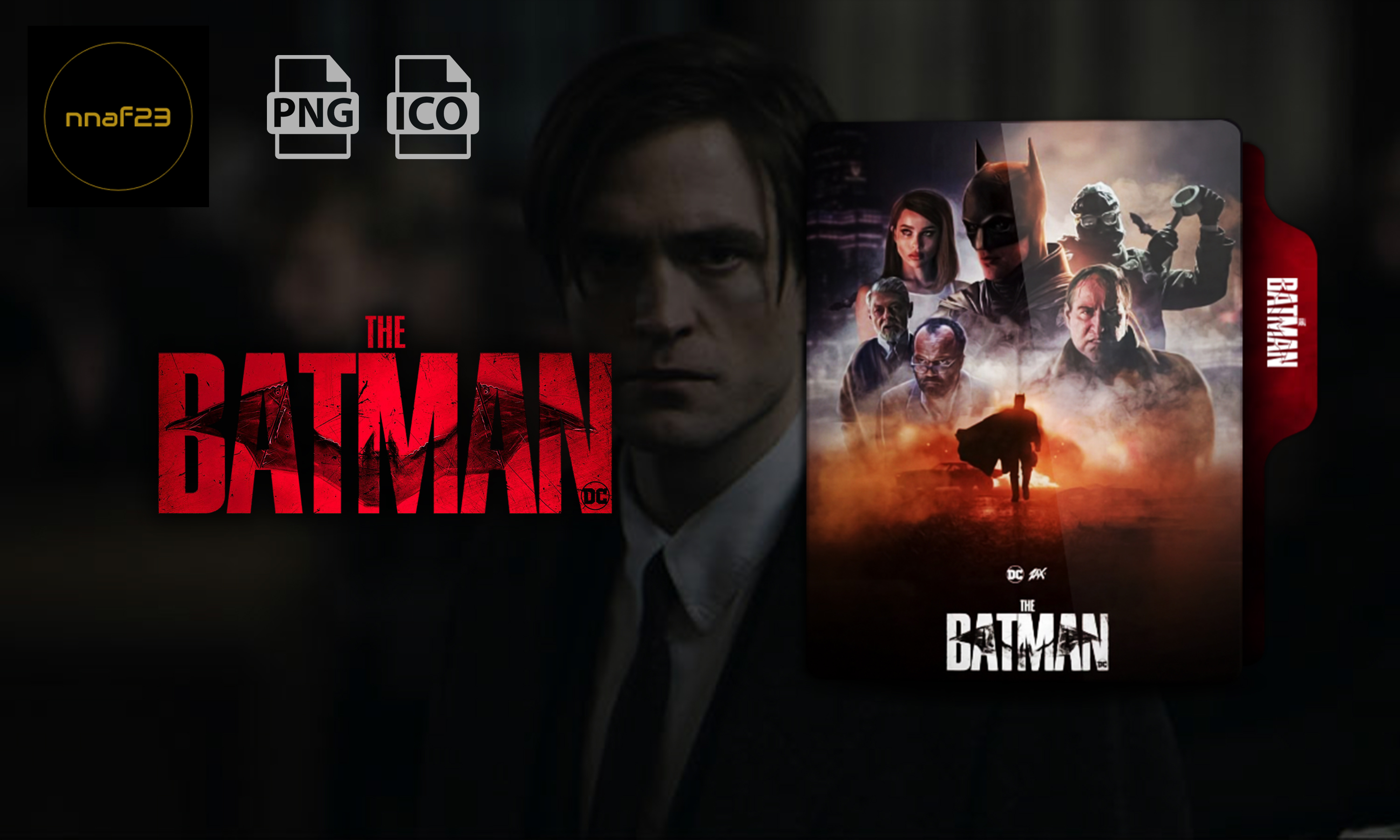 The Batman (2022) Folder Icon by nnaf23 on DeviantArt