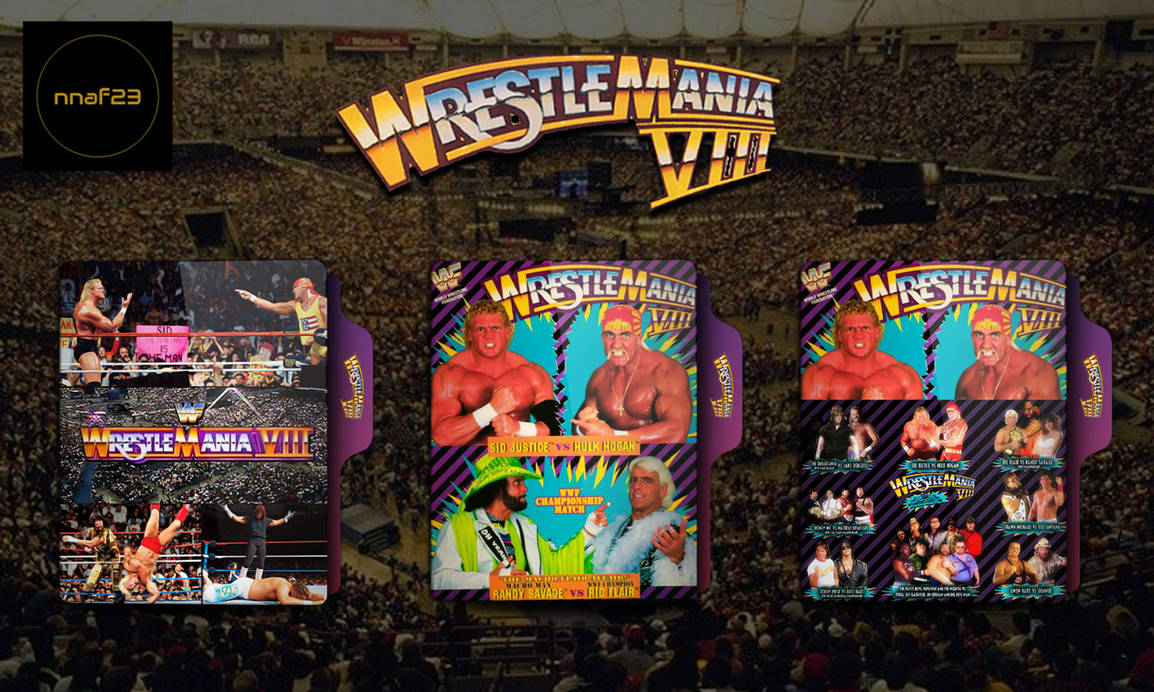 WrestleMania 8 (1992) by nnaf23 on DeviantArt