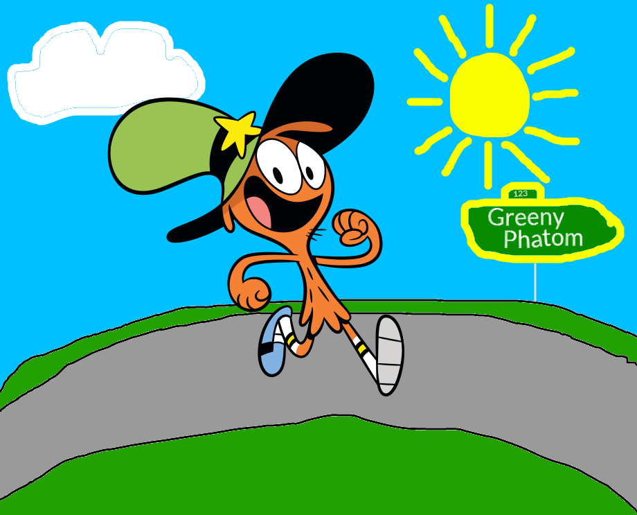 Wander visiting 123 Greeny Phatom by RobbbieFactor on DeviantArt