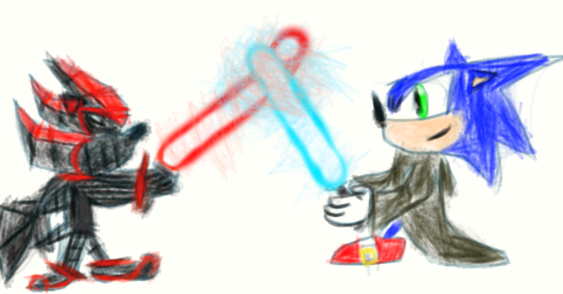 STAR WARS and SONIC crossover (vader:shadow,luke:s by sramos4102 on ...