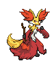 Braixen BW Style Sprite Animation by Creobnil on DeviantArt