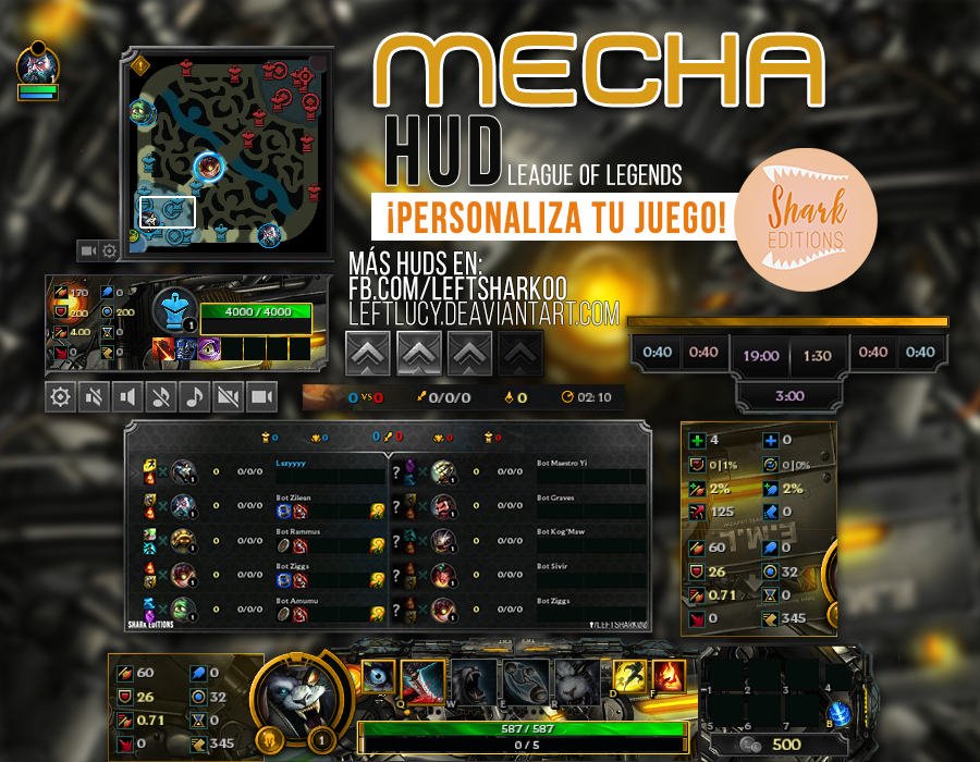 Mecha HUD League of Legends by LeftLucy on DeviantArt