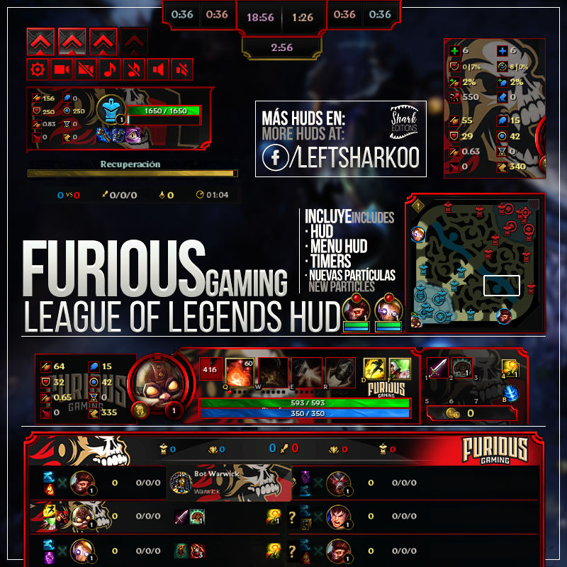 Furious Gaming Team League of Legends HUD by LeftLucy on DeviantArt