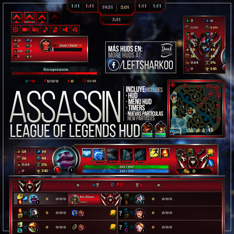 ASSASSIN League of Legends HUD by LeftLucy on DeviantArt