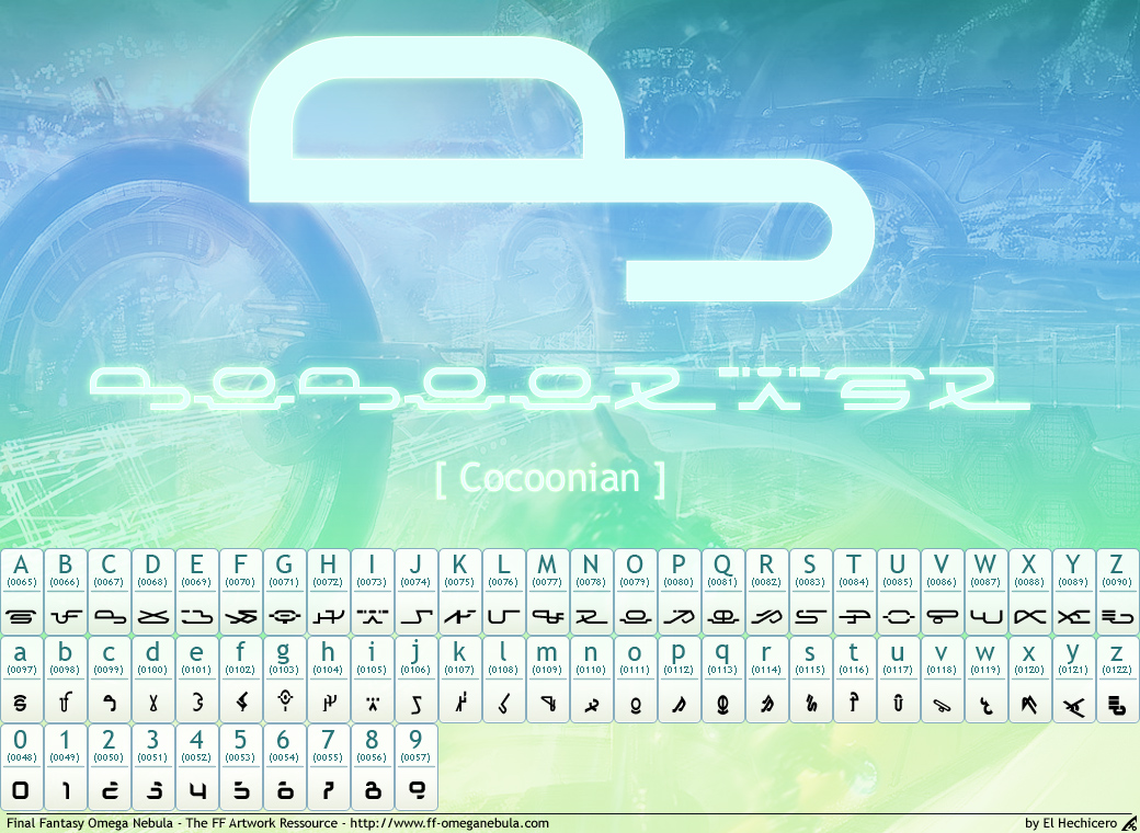 Cocoonian - FF13 Font by hechiceroo on DeviantArt