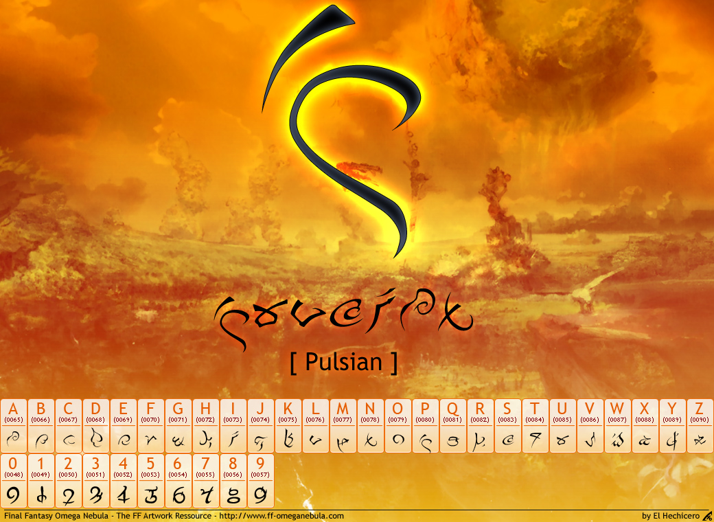 Pulsian - FF13 font by hechiceroo on DeviantArt