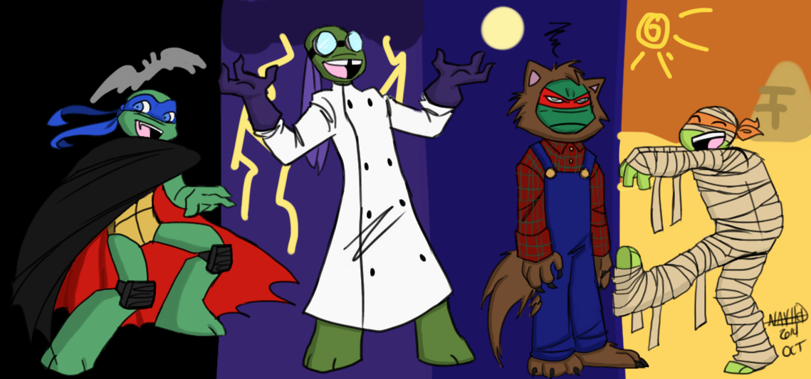 Tmnt Halloween by Nayhed on DeviantArt