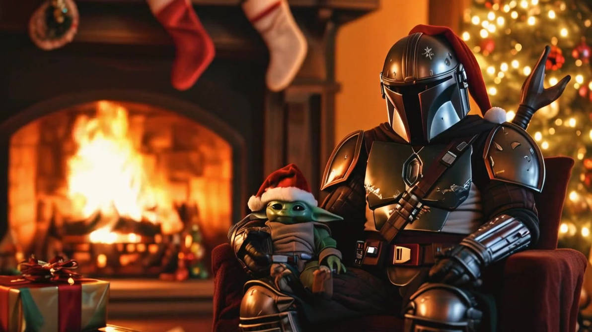 Mandalorian and Grogu Christmas by Iam8lu3 on DeviantArt