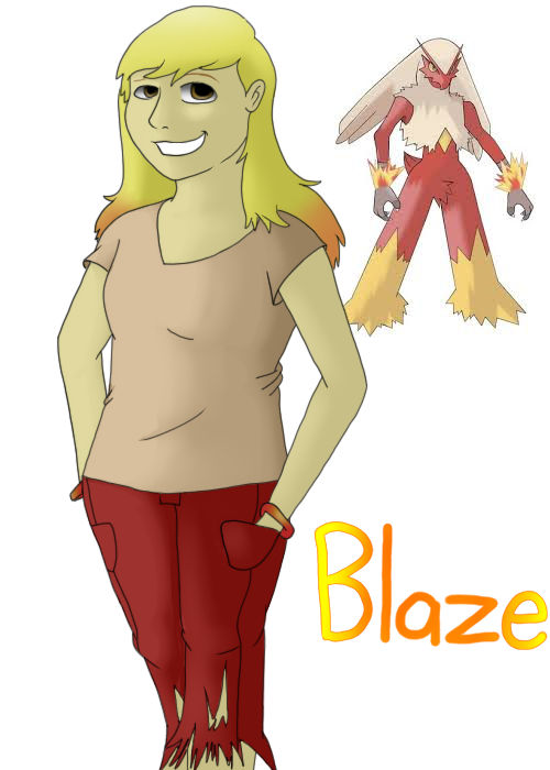 The Very First Pokemon I Ever Had, Blaze - Gijinka by Lazy-Sage on ...