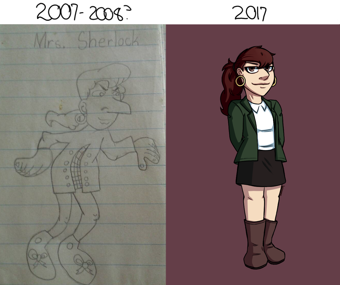 Ms. Sherlock- Old and New by Lazy-Sage on DeviantArt