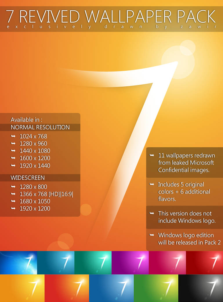 7 Revived Wallpaper Pack 1 by zawir on DeviantArt