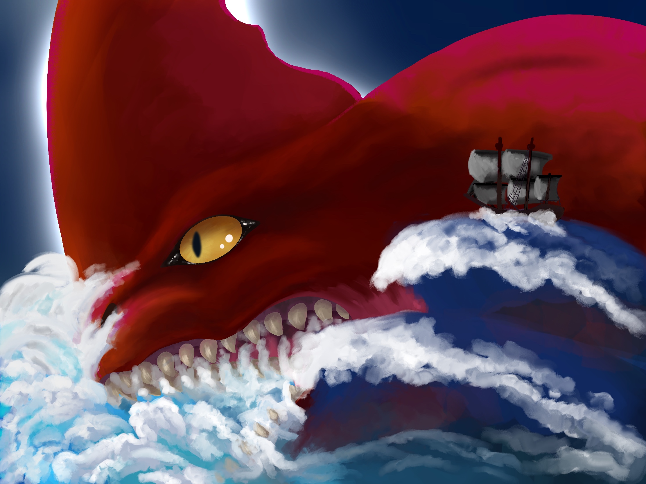 The sea beast by EilatanART on DeviantArt