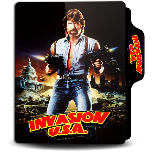 Invasion U.S.A. (1985) folder icon by zorro1000 on DeviantArt