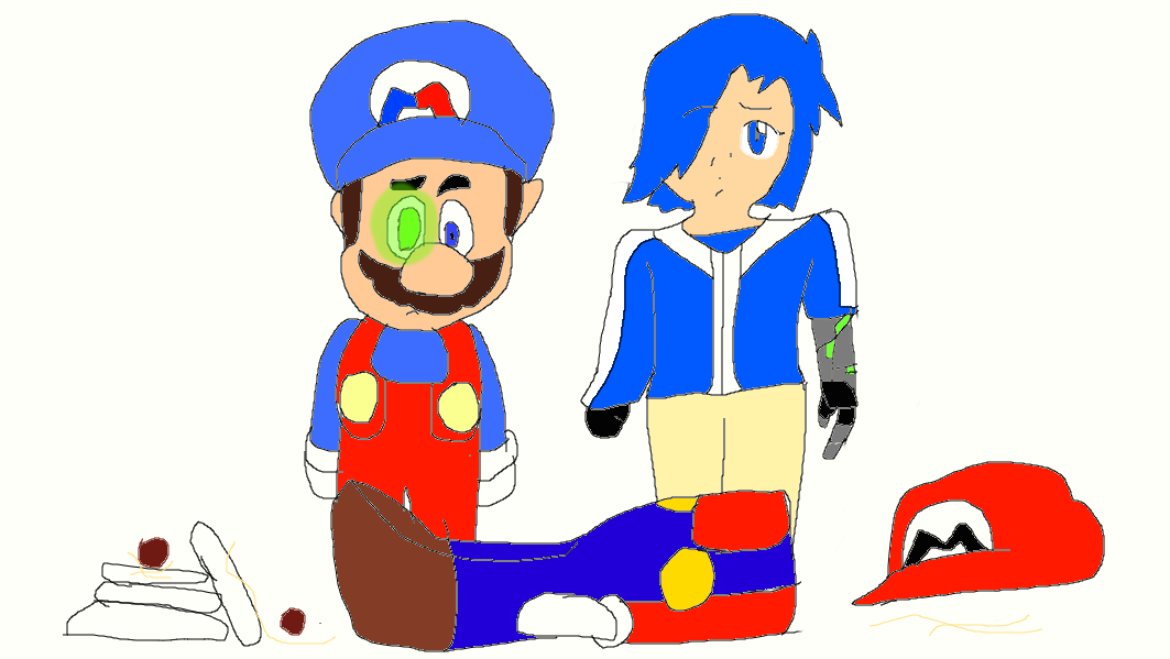 MARIO's head blew up from a heart attack by KaiSmithfireninja on DeviantArt
