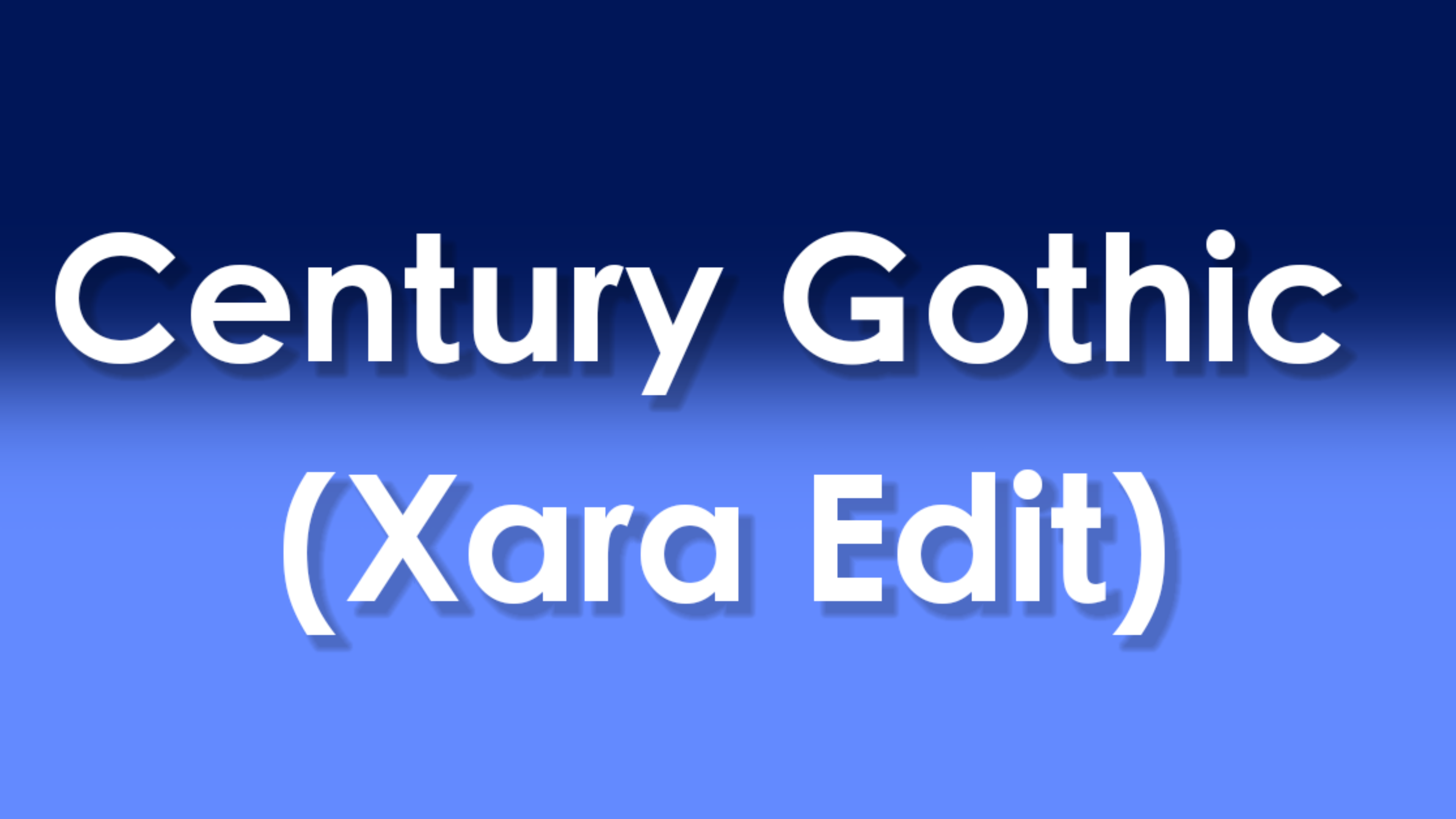 Century Gothic (Xara Edit) Font by 104GoDiego on DeviantArt
