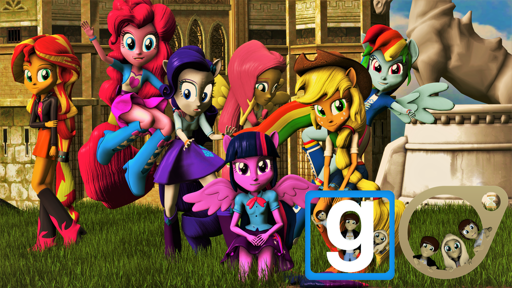 [EQG] Mane 7 Pony Up 2.0 [SFM] [Gmod] by EmpireOfTime777 on DeviantArt