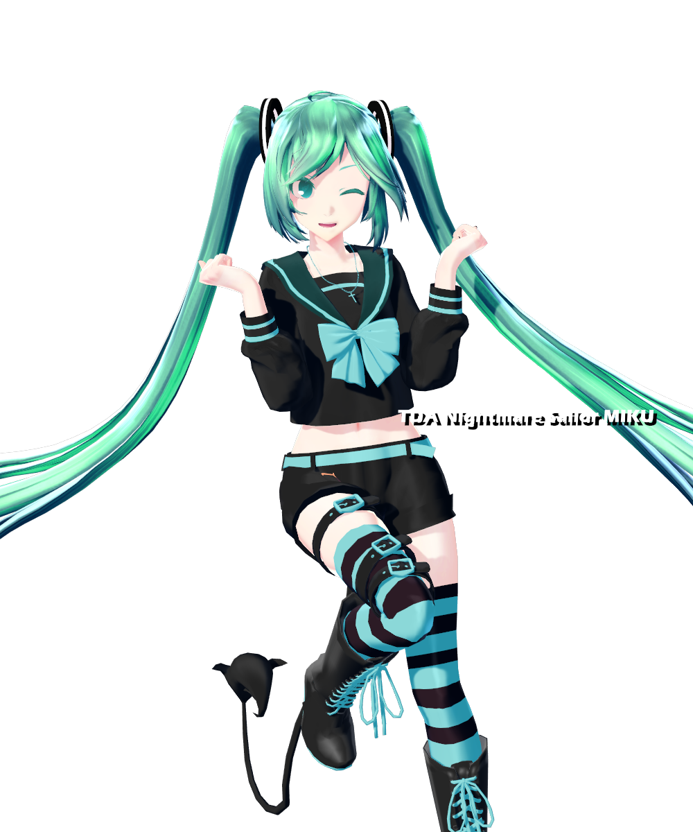 -TDA Nightmare Sailor MIKU + DL- by LenXiaoA on DeviantArt