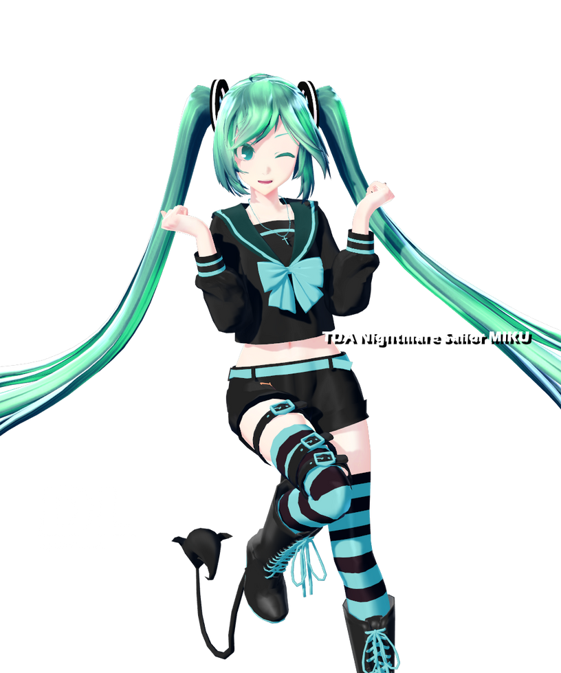 -TDA Nightmare Sailor MIKU + DL- by LenXiaoA on DeviantArt