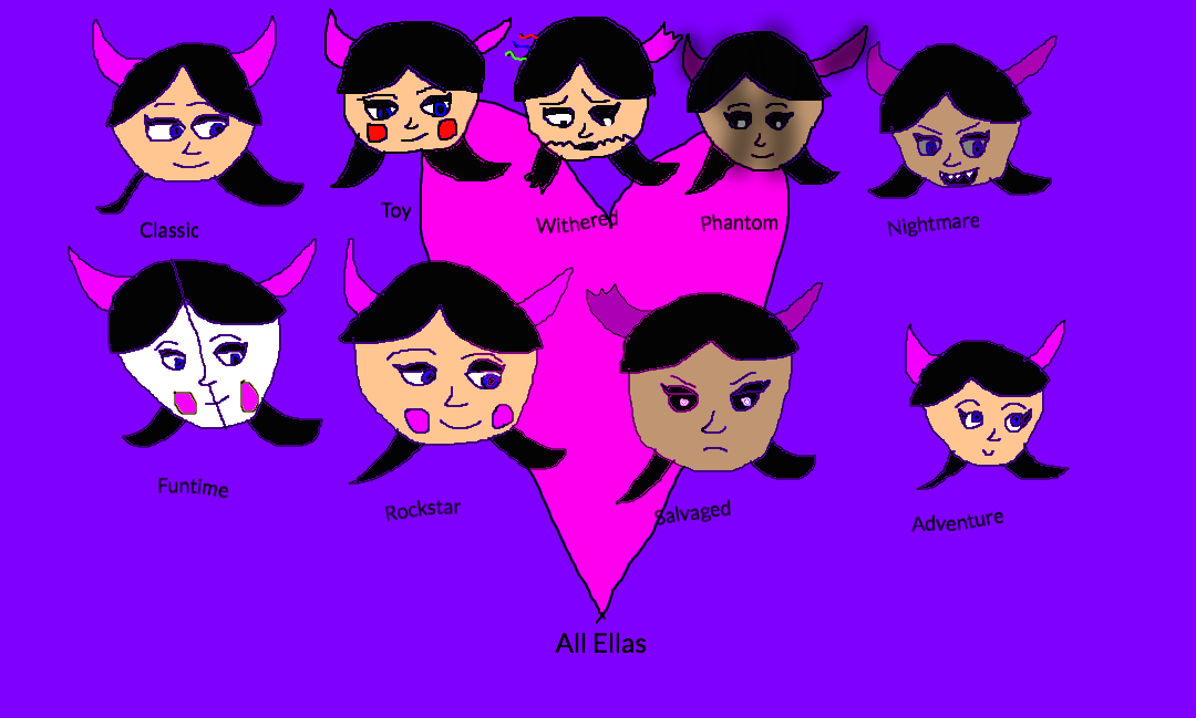 FNAF: All Ellas by Devlander on DeviantArt