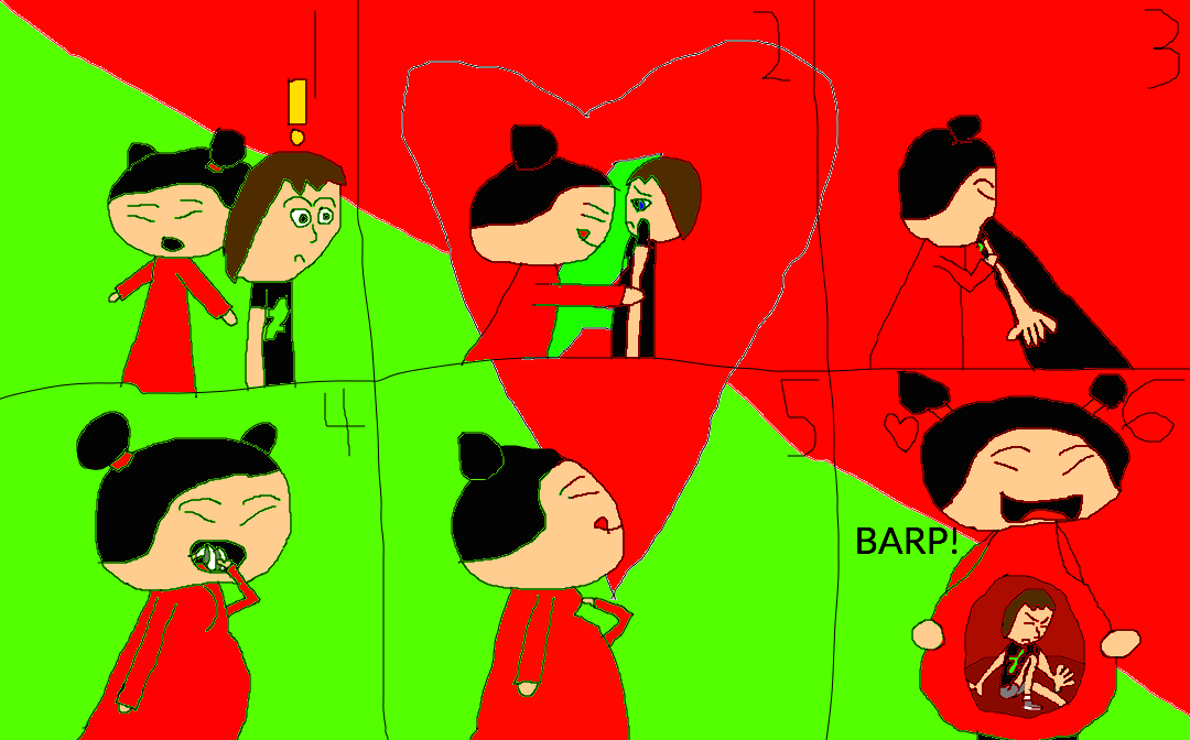 Pucca Eats Dev by Devlander on DeviantArt