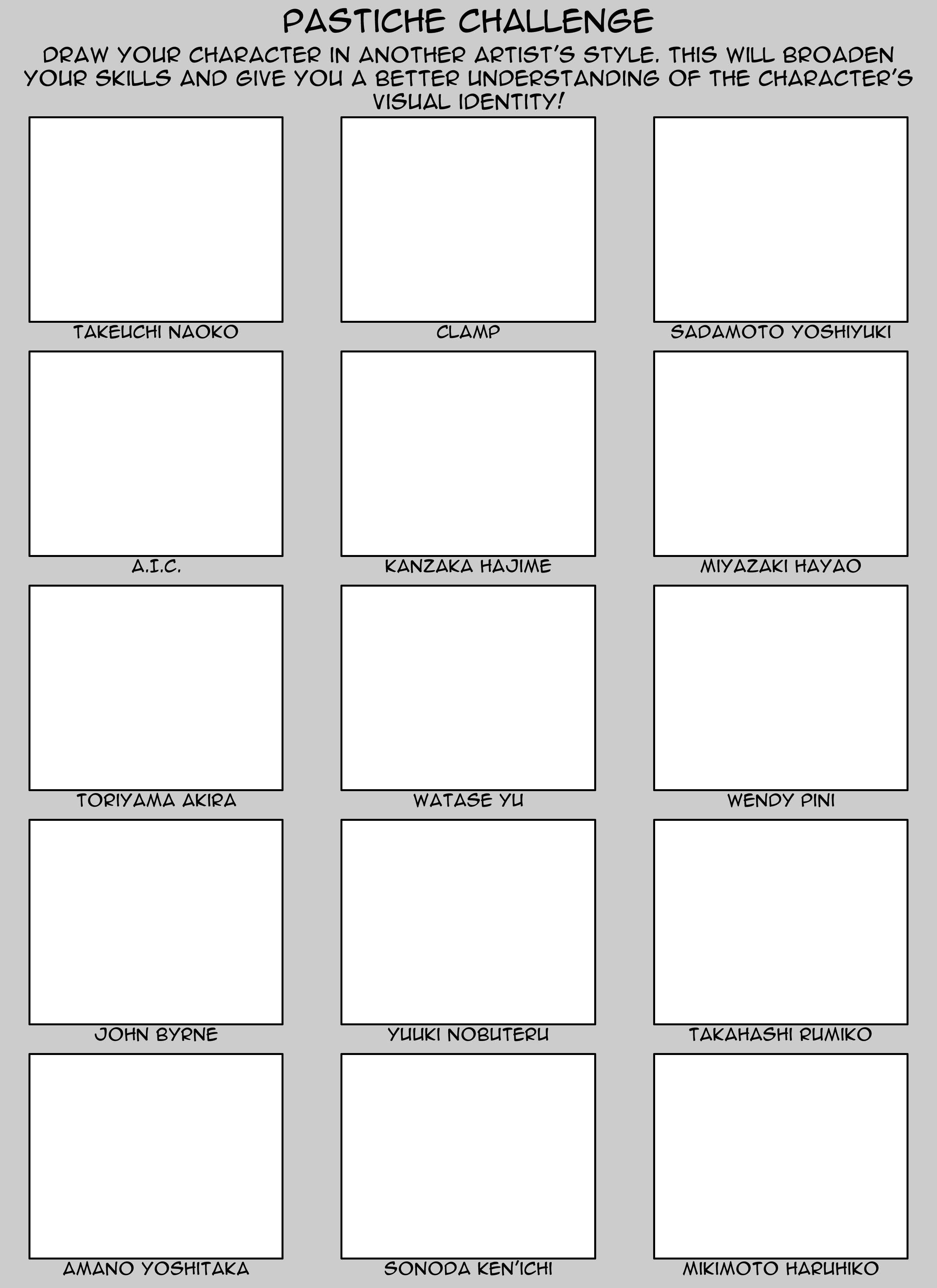 Pastiche Challenge by AmethystSadachbia on DeviantArt