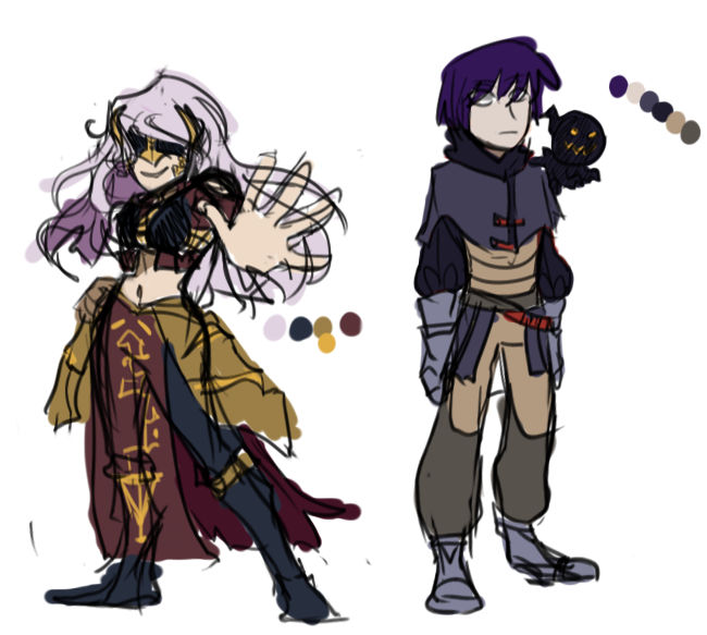 Old Characters Redone by Delchera on DeviantArt