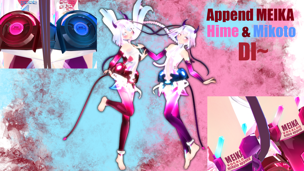 {MMD+Dl} TDA MEIKA Hime ~ Mikoto Append by Charlylou2004 on DeviantArt