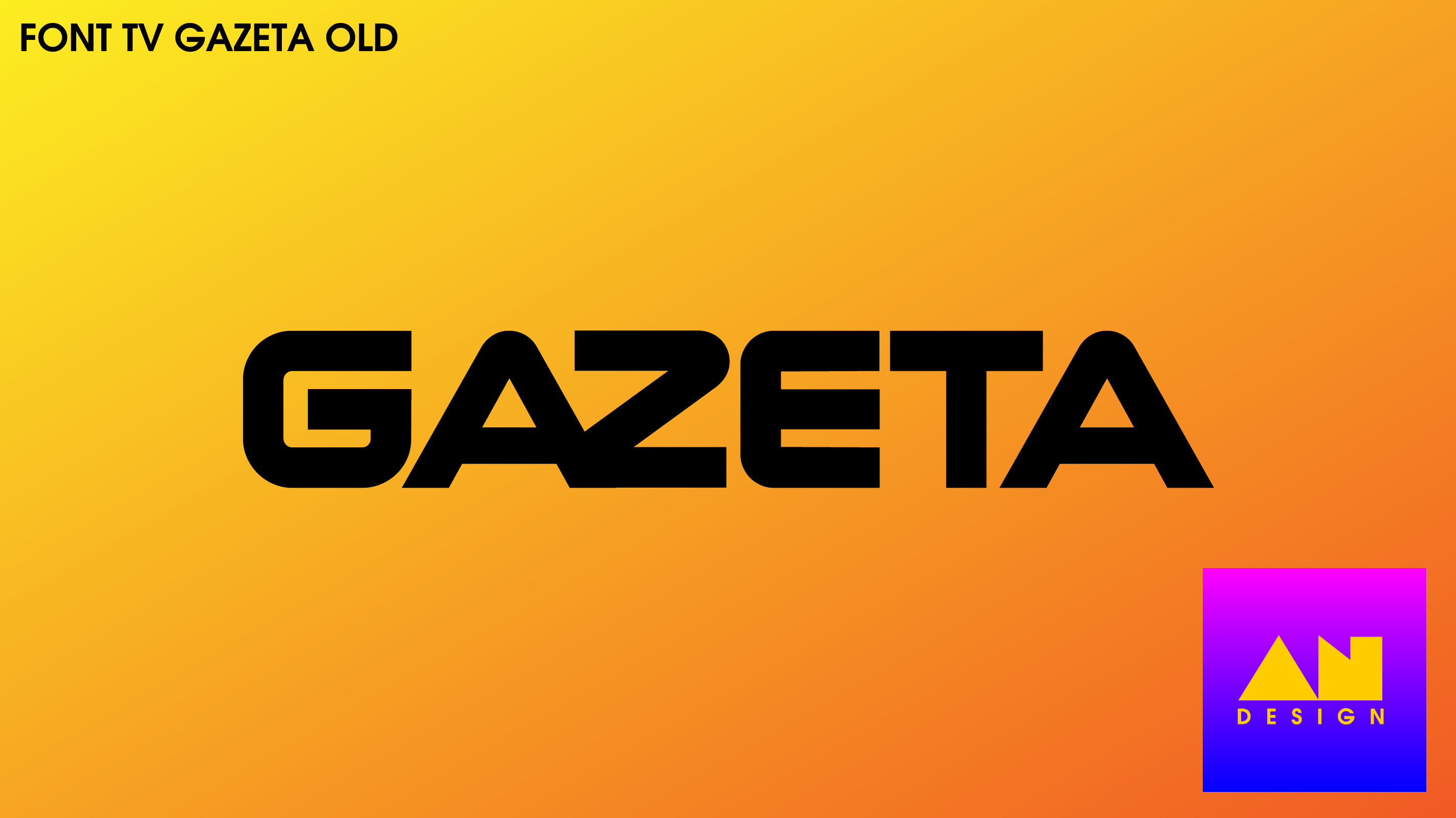 Font TV Gazeta Old by ANDesignBR on DeviantArt