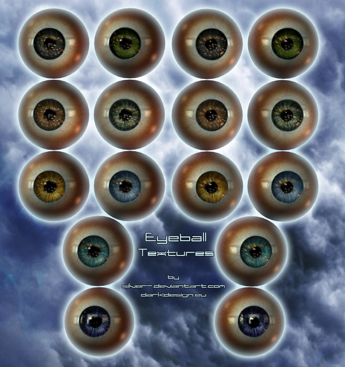 Texture Set 09 'Eyeballs' by silver- on DeviantArt