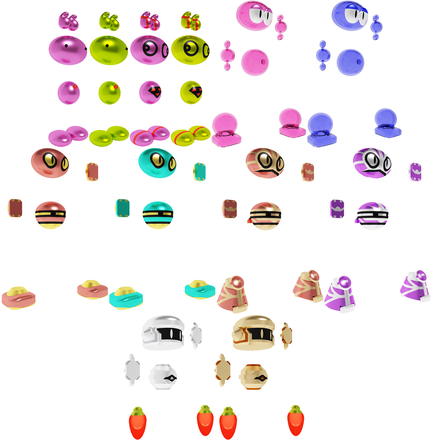 Joy Mech Fighters set 3D models [Download] by GenoForSmash on DeviantArt