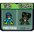 JSR: Tab and Combo (Megaman styled sprites) by bybyblue on DeviantArt