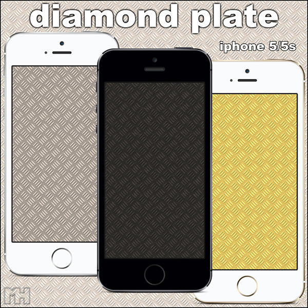Diamond Plate Iphone 5s Wallpaper by hassen84 on DeviantArt