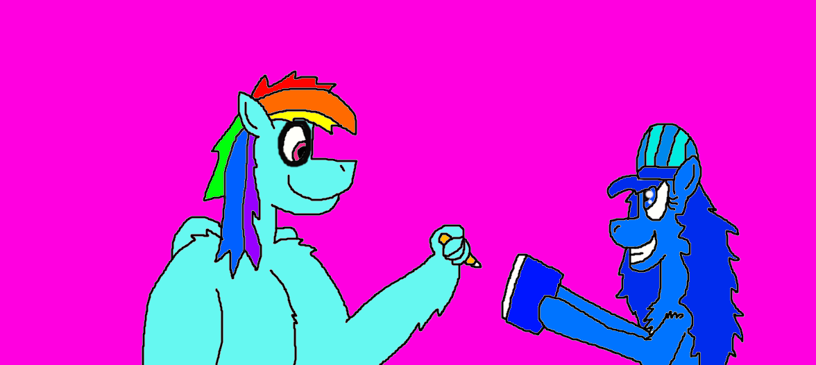 Sapphire Star gets Rainbow Titan's autograph by Devon13168 on DeviantArt