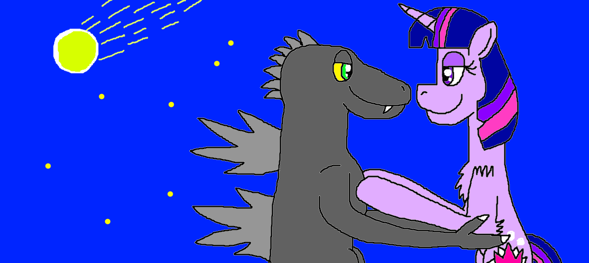 Twilight Kong and Godzilla's shooting star love by Devon13168 on DeviantArt