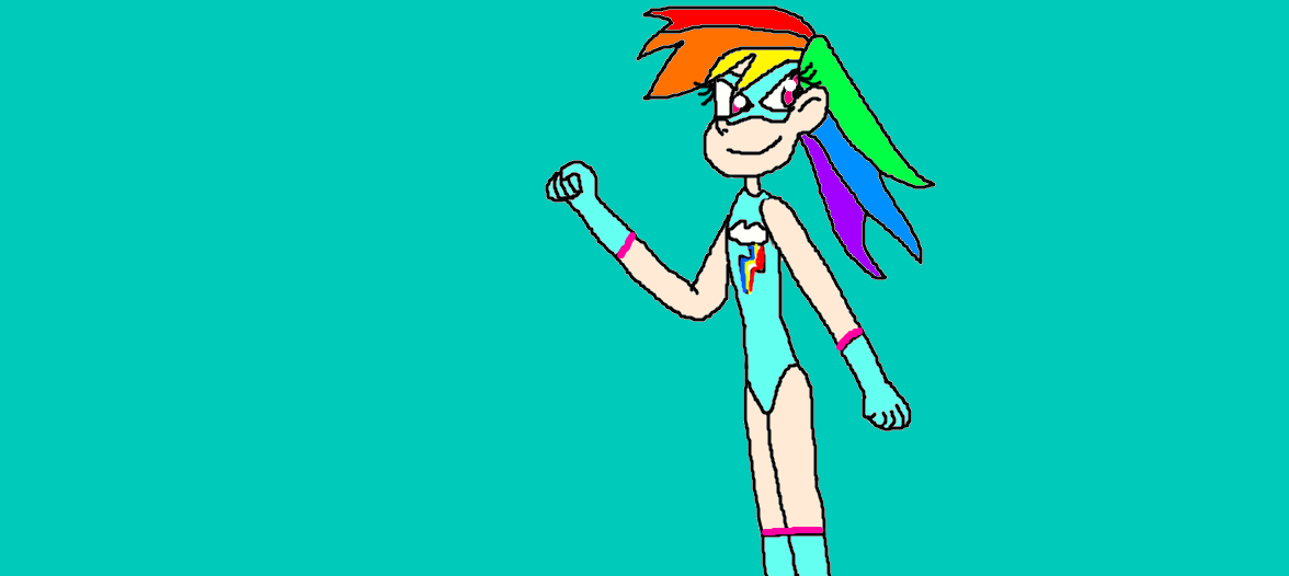 Cutie Pro-Wrestler: Rainbow Dash! by Devon13168 on DeviantArt