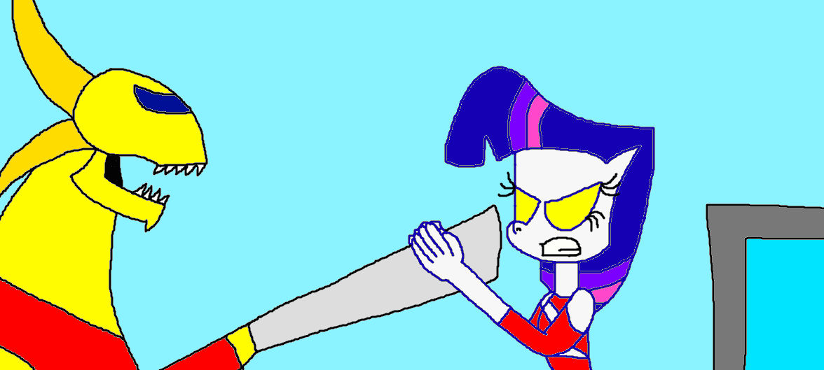 Ultragirl Sparkle vs Wild Slasher by Devon13168 on DeviantArt