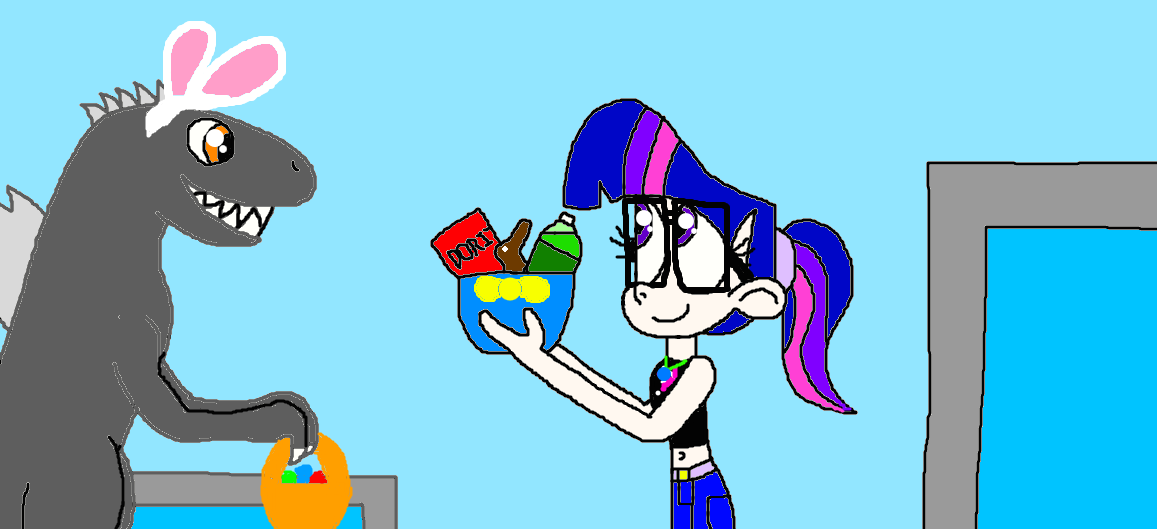 Happy Easter, Godzilla! by Devon13168 on DeviantArt