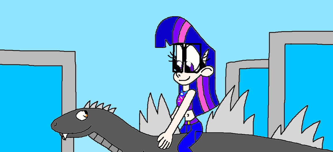 Piggyback Godzilla! by Devon13168 on DeviantArt