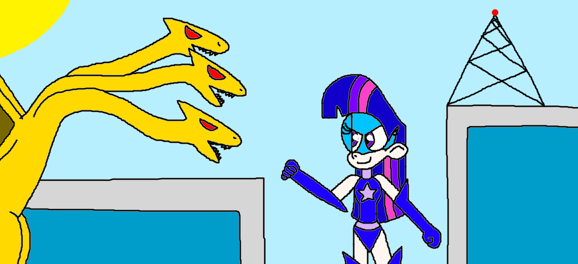 Magic Gaia vs. King Ghidorah by Devon13168 on DeviantArt