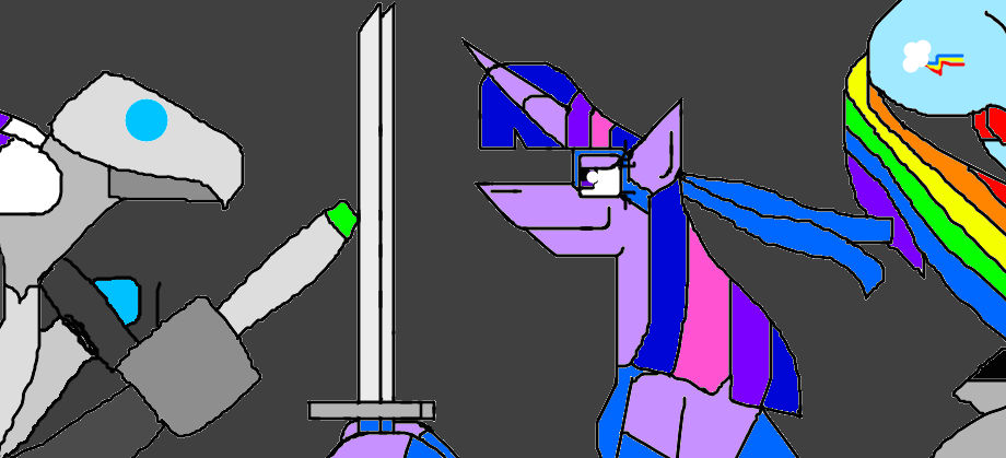 Ninja Ponies vs. Robots! by Devon13168 on DeviantArt