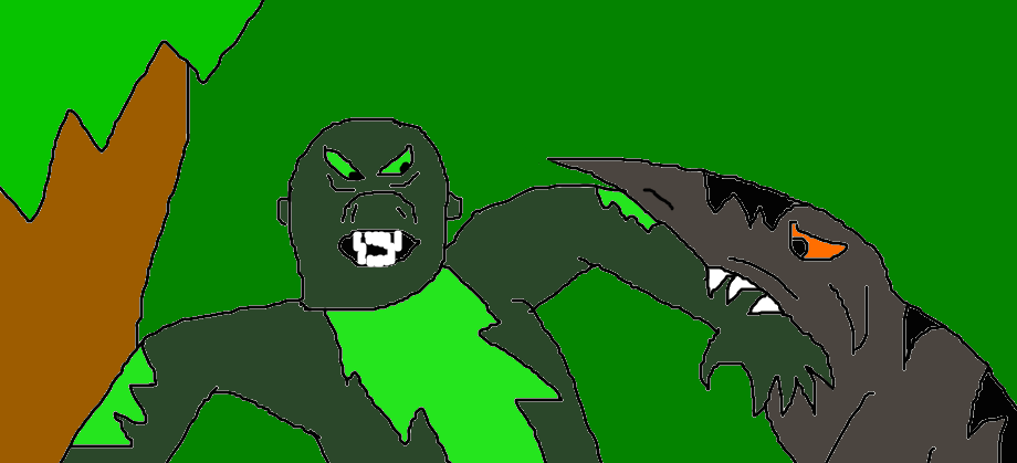 Ogre vs. Troll by Devon13168 on DeviantArt