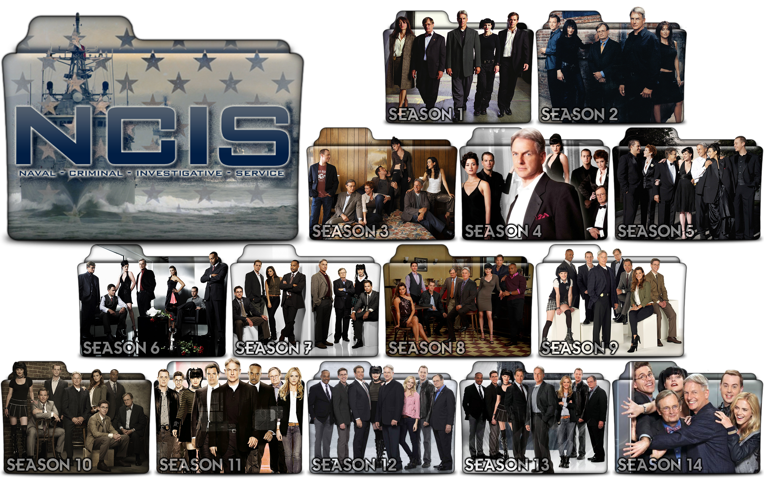 NCIS TV Show Folders in PNG and ICO by vikkipoe24 on DeviantArt