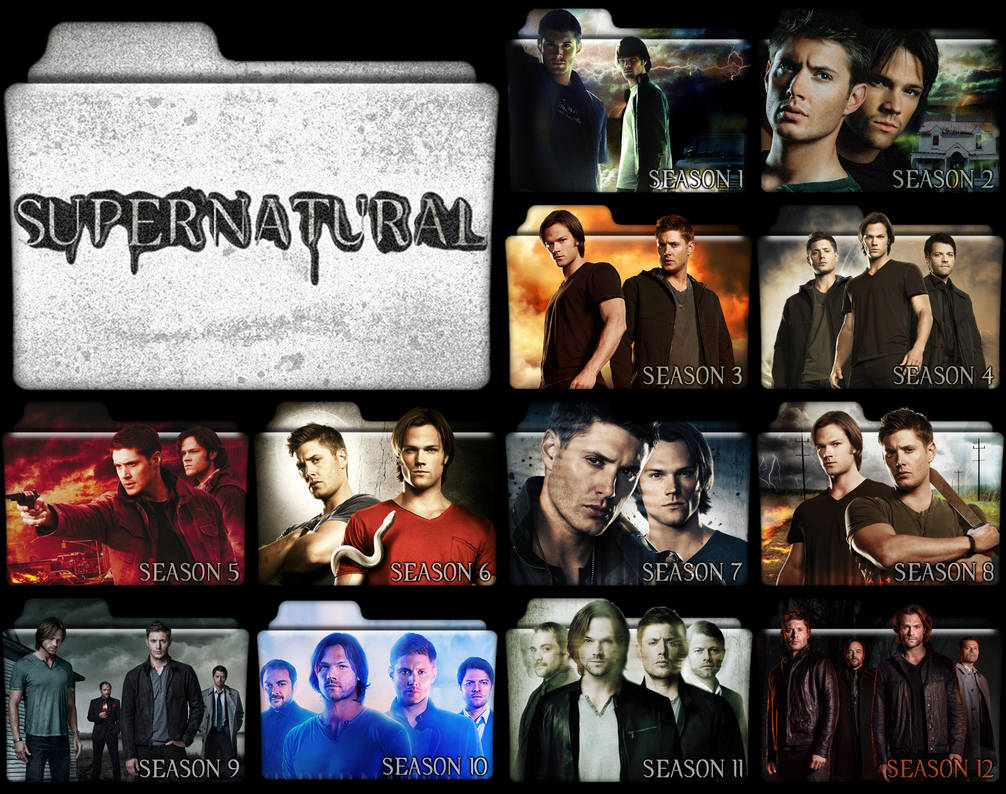 Supernatural TV Show Folders in PNG and ICO by vikkipoe24 on DeviantArt