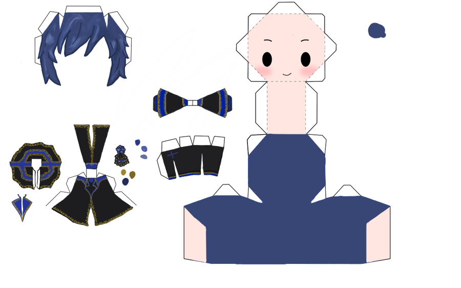Cantarella ~grace edition~ Papercraft KAITO by OnsenManjuKun on DeviantArt